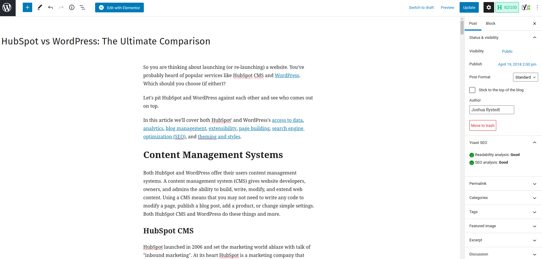 HubSpot CMS vs WordPress: The Ultimate Comparison